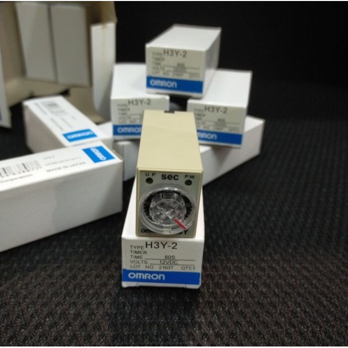 Jual Delay Timer OMRON H3Y-2 DC 12V 0 - 30menit 8 Pin Delay Relay Socket | Shopee Indonesia