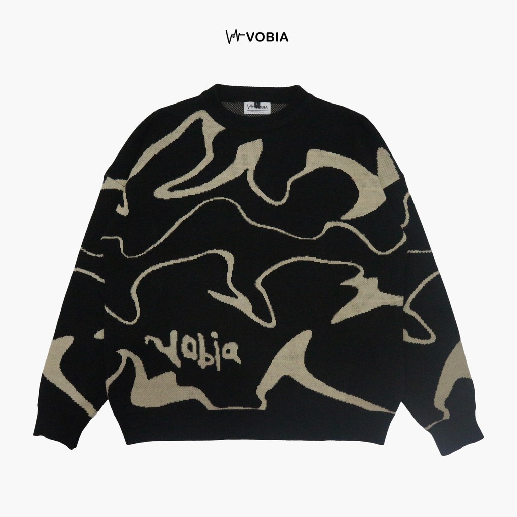 Jual Vobia Knitwear Crewneck - Liquave | Shopee Indonesia