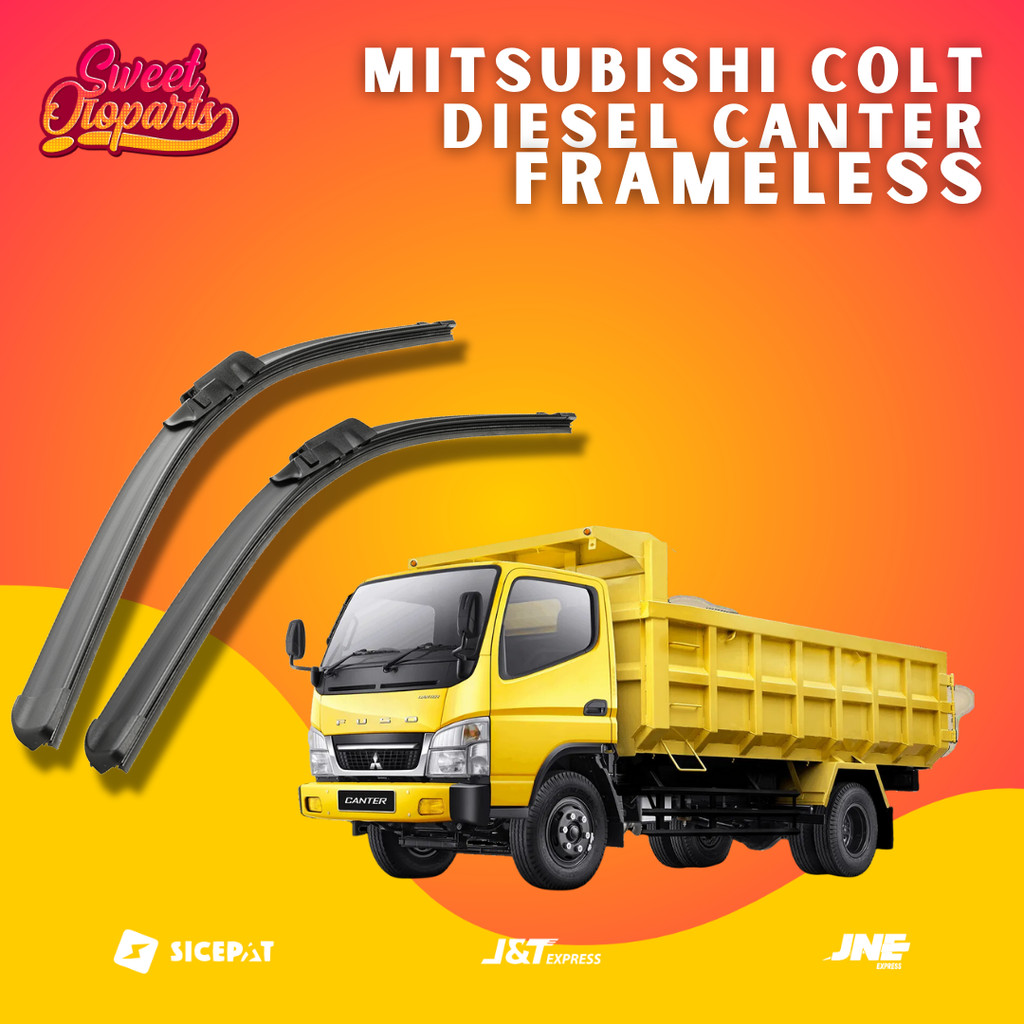 Jual Wiper Mobil - Mitsubishi Truk Colt Diesel Canter - Frameless 1 SET ...