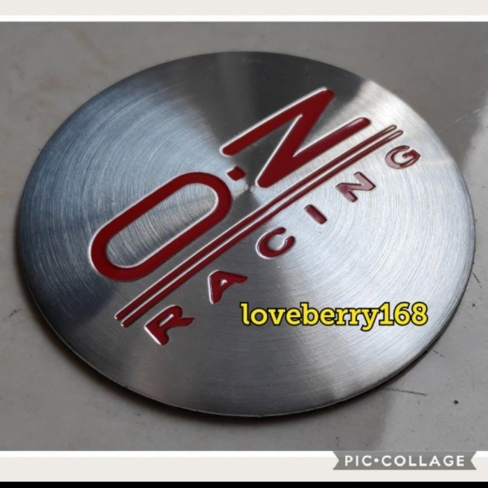 Jual sticker stiker lapisan tutup dop velg mobil logo OZ RACING silver ...