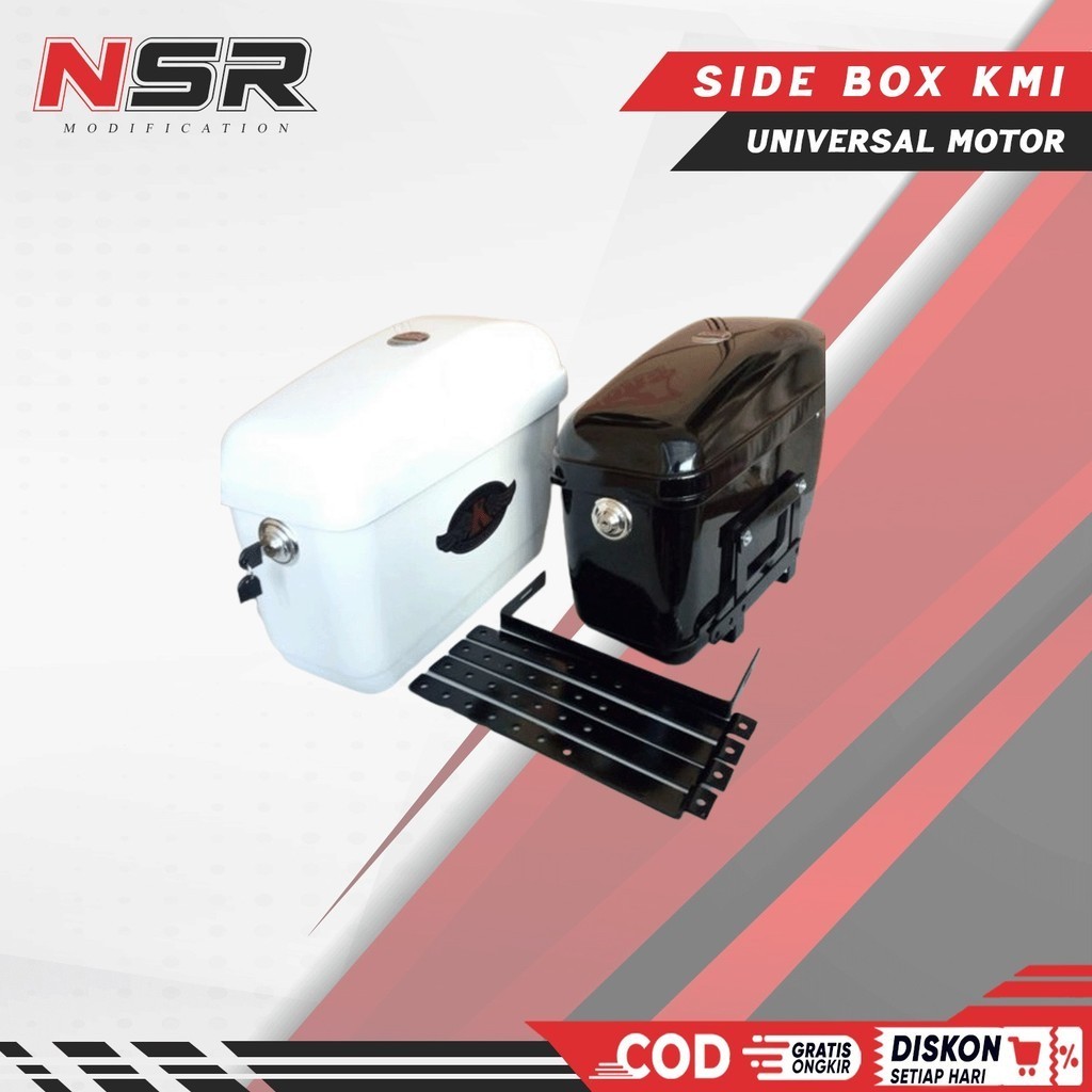 Jual BOX BARANG SAMPING KOREA KMI SIDE BOX BAGASI SAMPING PLUS BRAKET ...