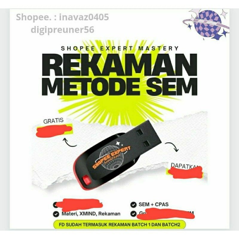 Jual REKAMAN WEBINAR SEM SHOPEE EXPERT MASTERY | CARA MENINGKATKAN PENJUALAN SHOPEE METODE SEM I ...