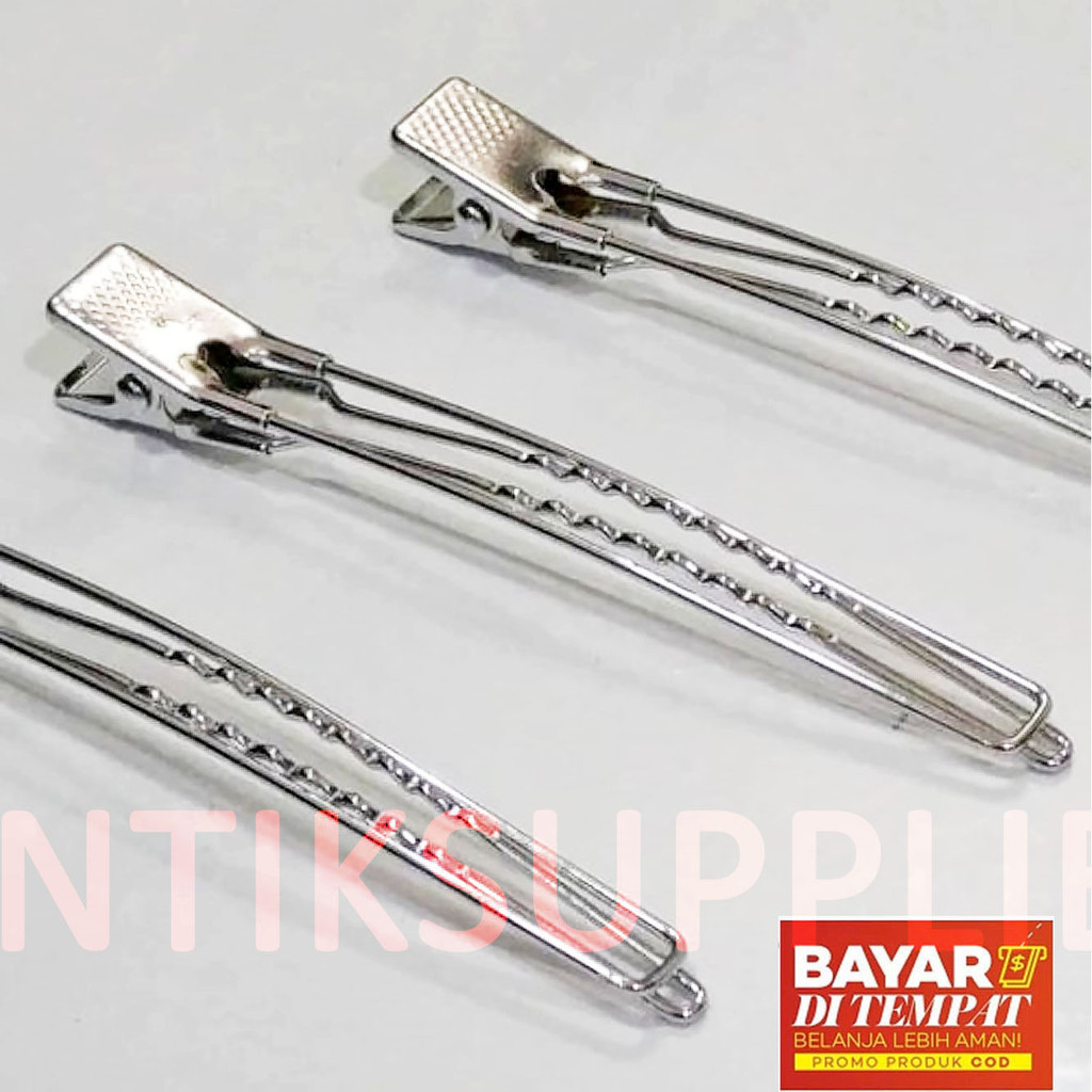 Jual (Besar 12cm) Jepit Bebek Jumbo Stainless Besi Lubang / Jepit ...