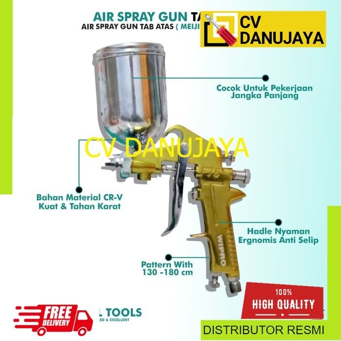 Jual Air Spray Semprot Gun Merk Wipro Type F 75G-2 Meiji Type | Shopee ...