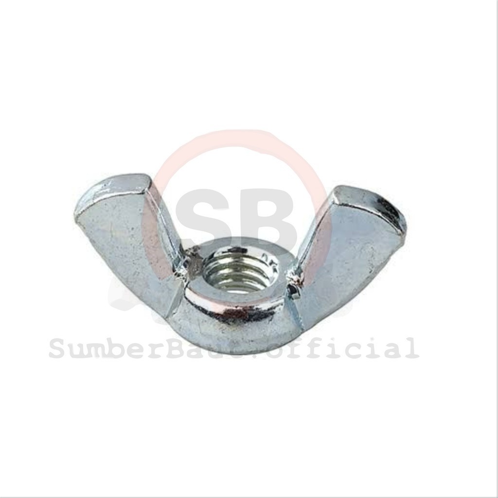 Jual M8 Mur Kuping Besi Galvanis Wing Nut Kupu - Kupu Besi Galvanis ...