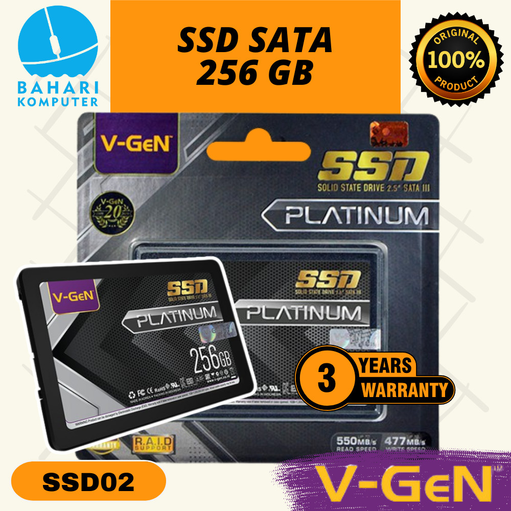 Jual SSD Vgen 256gb SATA 3 | SSD Laptop Komputer Vgen 256gb sata 3 ...