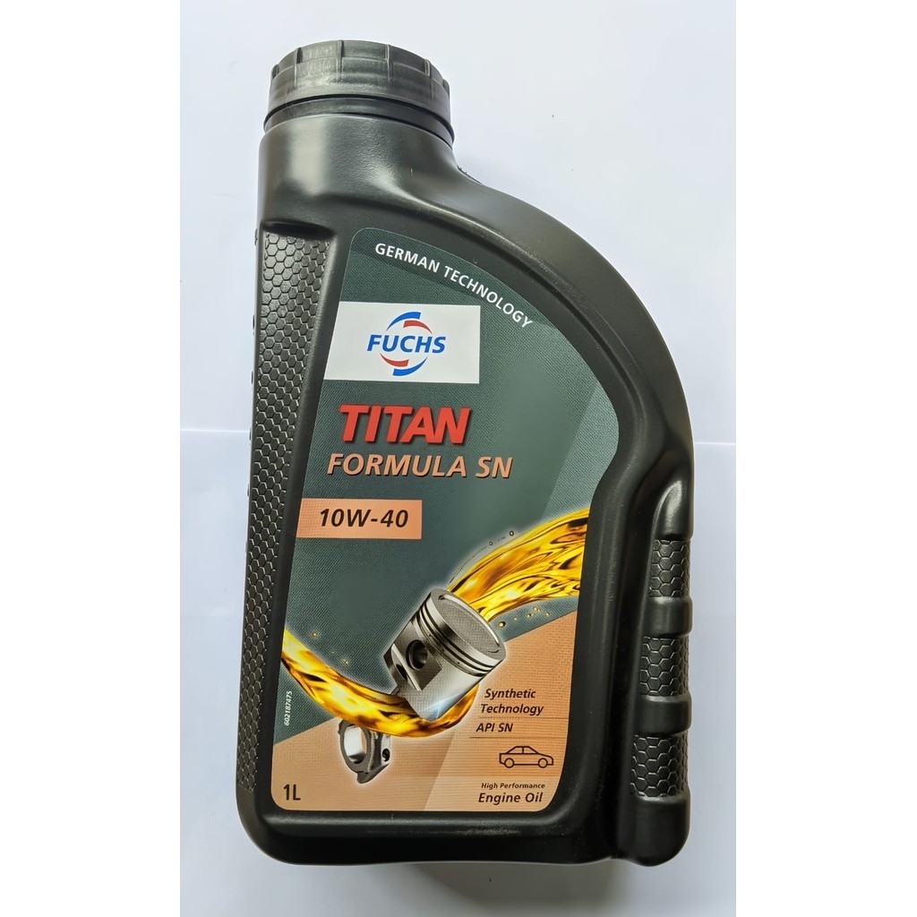 Jual OLI FUCH Titan Formula SN 10W-40 1 Ltr | Shopee Indonesia