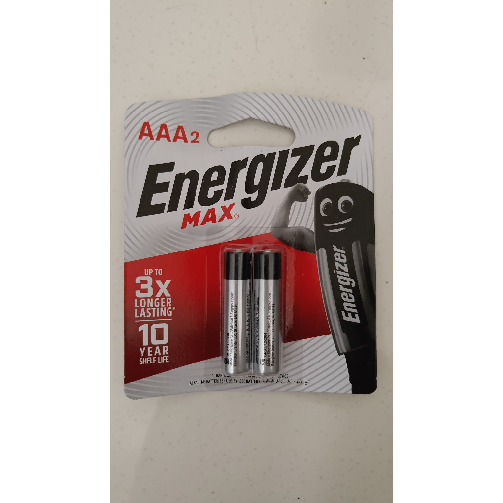 Jual Baterai Energizer AAA isi 2 Battery Energizer Max AAA Bp2 isi 2 - MS | Shopee Indonesia