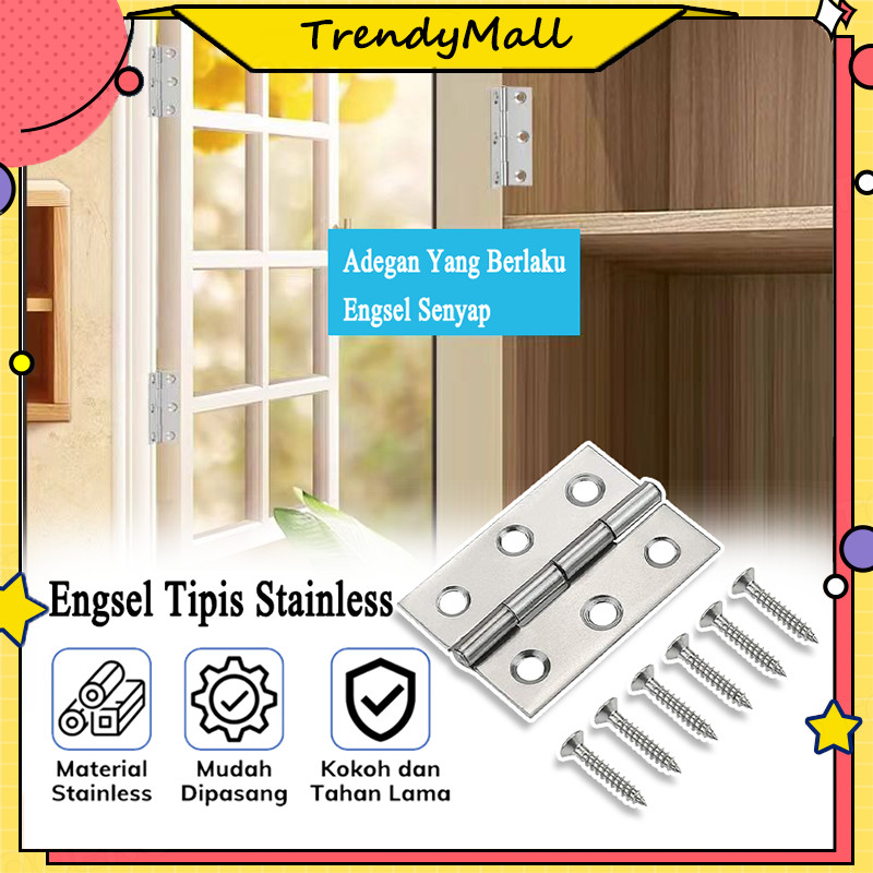 Jual Engsel Plat Stainless Steel /Engsel Kupu-kupu Stainless/Engsel ...