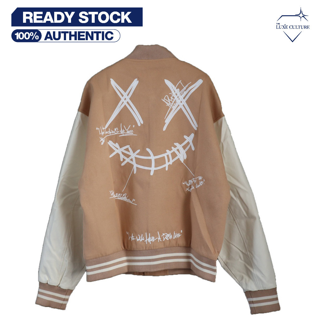 Jual Ricky Is Clown Brown Varsity Jacket / Jaket Varsity Branded ...