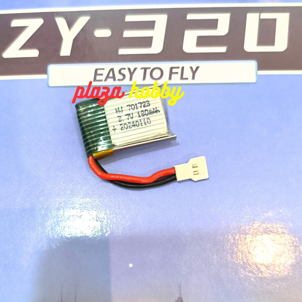 Jual baterai lipo 3.7v 180mAH XH2.54 pesawat rc zy320 rc helikopter ...
