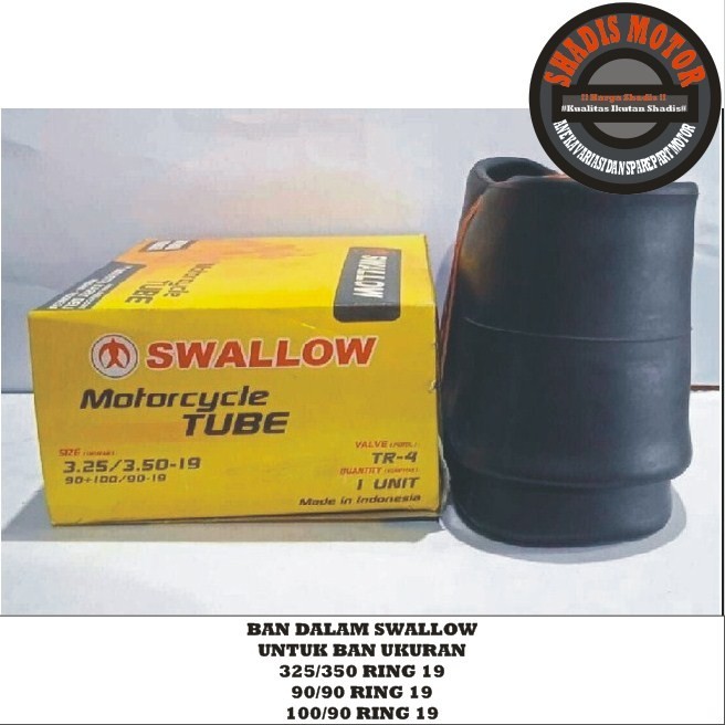 Jual Ban Dalam Motor Merk Swallow Ukuran 325/350 Ring 19 | Shopee Indonesia