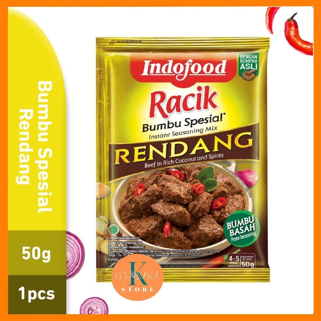 Jual INDOFOOD BUMBU RACIK SPECIAL RENDANG 50gr | Shopee Indonesia