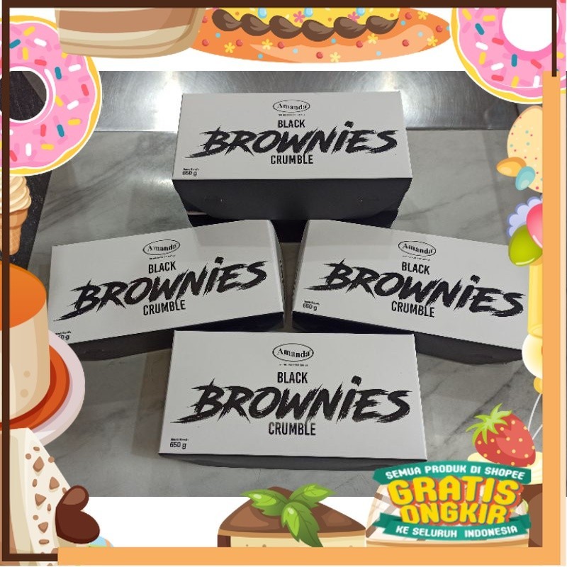 Jual New Product from Amanda Brownies| Black Brownies Crumble | Oleh ...
