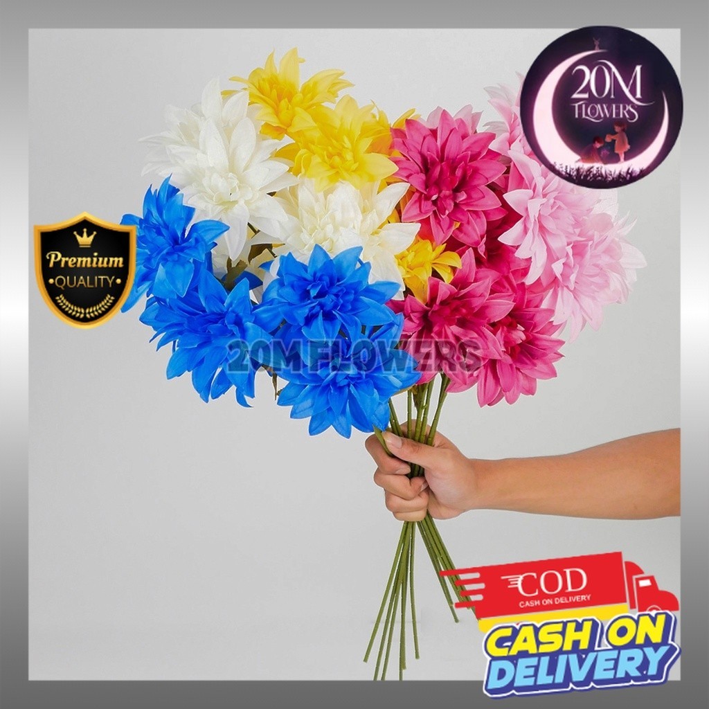 Jual 1PCS BUNGA CRISANT PEARL TANGKAI PANJANG ARTIFICIAL BERKUALITAS ...