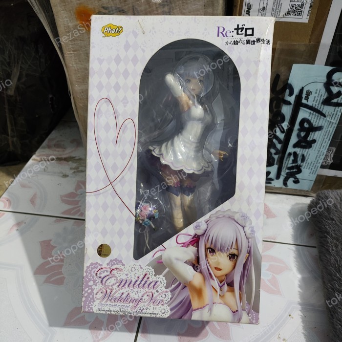 Jual Phat Emilia wedding ver 1/7 scale figure ori re zero not gsc alter | Shopee Indonesia