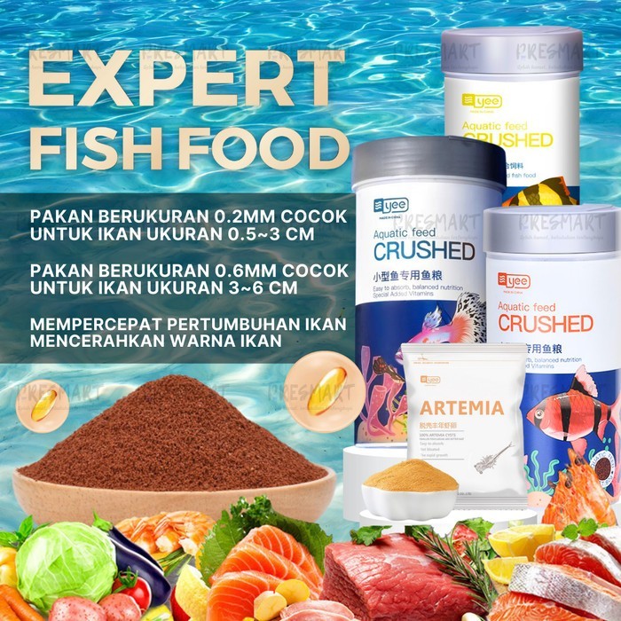 Jual PAKAN PELET IKAN HIAS KECIL MAKANAN GUPPY CUPANG MOLLY TETRA FISH ...