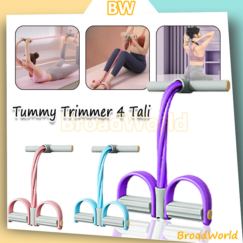 Jual BW Body Tummy Trimmer Alat Olahraga Perut 4 Tali /Alat Fitness ...