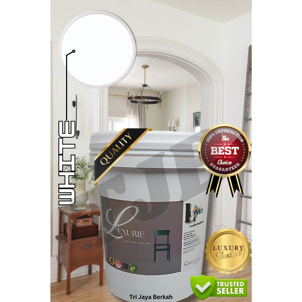 Jual cat tembok berkualitas LUXURY wall paint interior dan exterior ...
