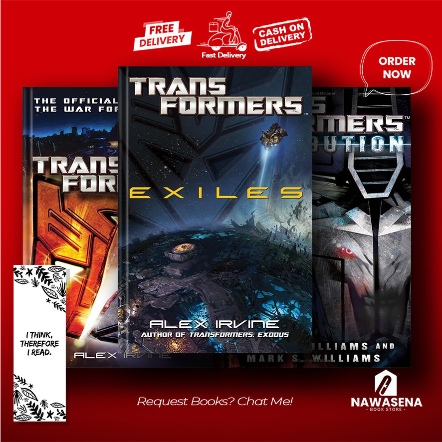 Jual Transformers : Exiles | Exodus | Retribution by Alex Irvine (English) | Shopee Indonesia