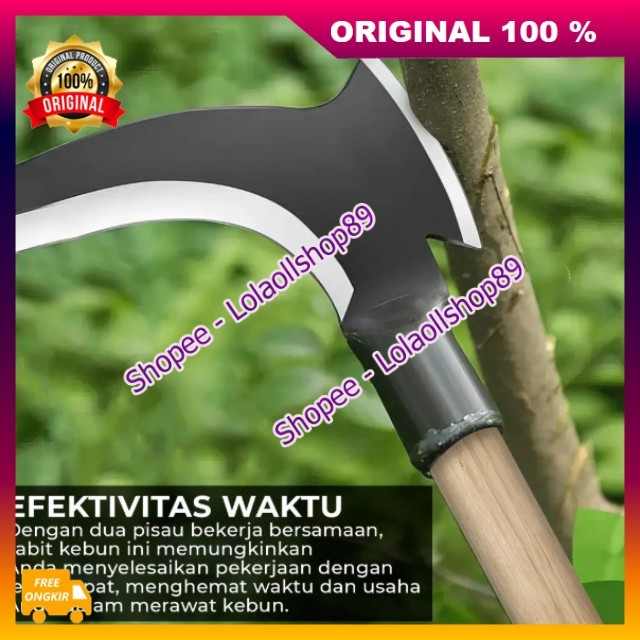 Jual Pemangkas Sabit Kapak Ganda Pemangkas Rumput Multifungsi Sabit ...