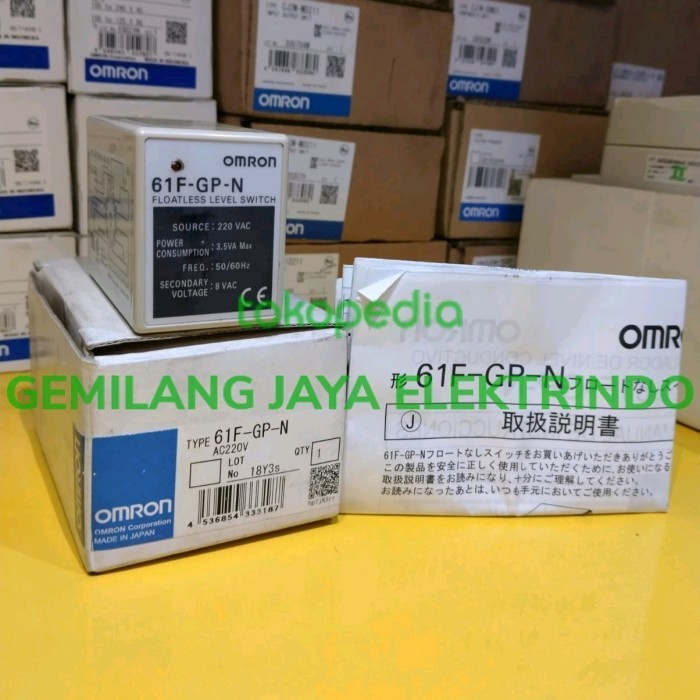 Jual WLC OMRON 61F-GP-N FLOATLESS LEVEL SWITCH OMRON 220VAC ORIGINAL | Shopee Indonesia