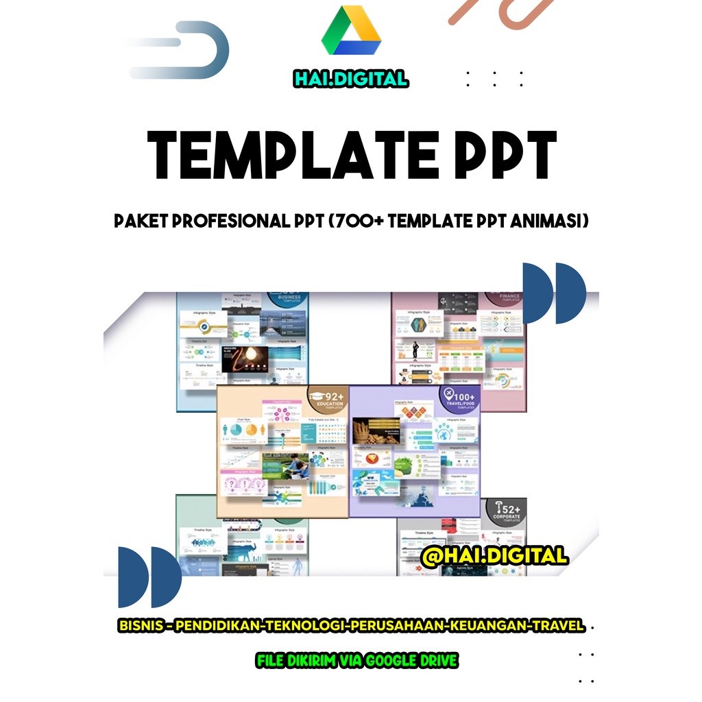 Jual (700+ Template PPT Animasi) Paket Profesional Power Point - Premium PowerPoint Template ...