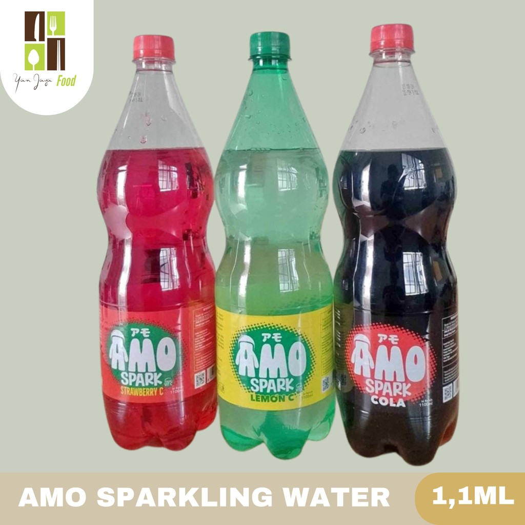Jual Amo Minuman Soda Nabati Sparkling / Sparkling Water Minuman Soda ...