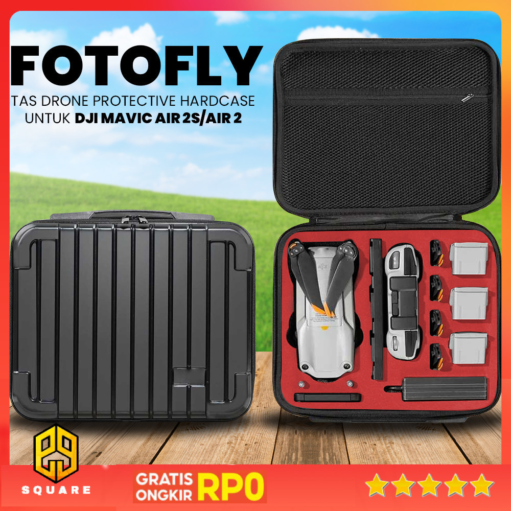 Jual FOTOFLY Tas Drone Protective Hardcase for DJI Mavic Air 2s - D500 Original 99 Square ...