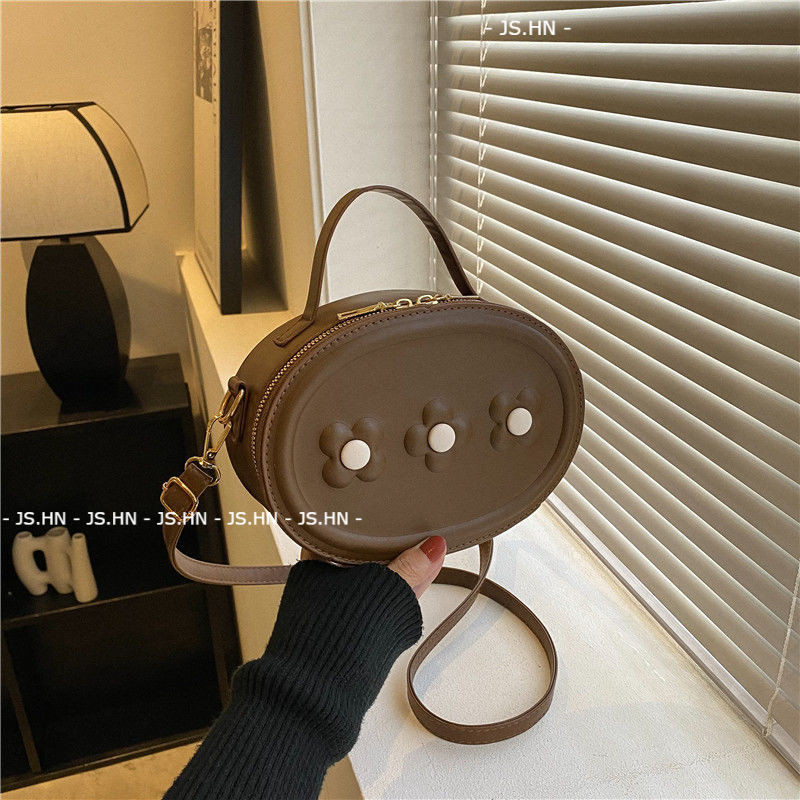 Jual JS.HN-Tas Oval Kecil Segar Dan Trendi Kasual Dan Modis Warna Solid ...