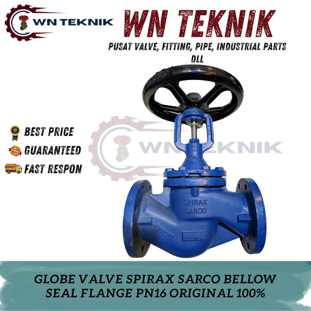 Jual GLOBE VALVE SPIRAX SARCO 2 1/2" INCH BELOW SEAL PN 16 CAST IRON ORIGINAL 100% | Shopee ...