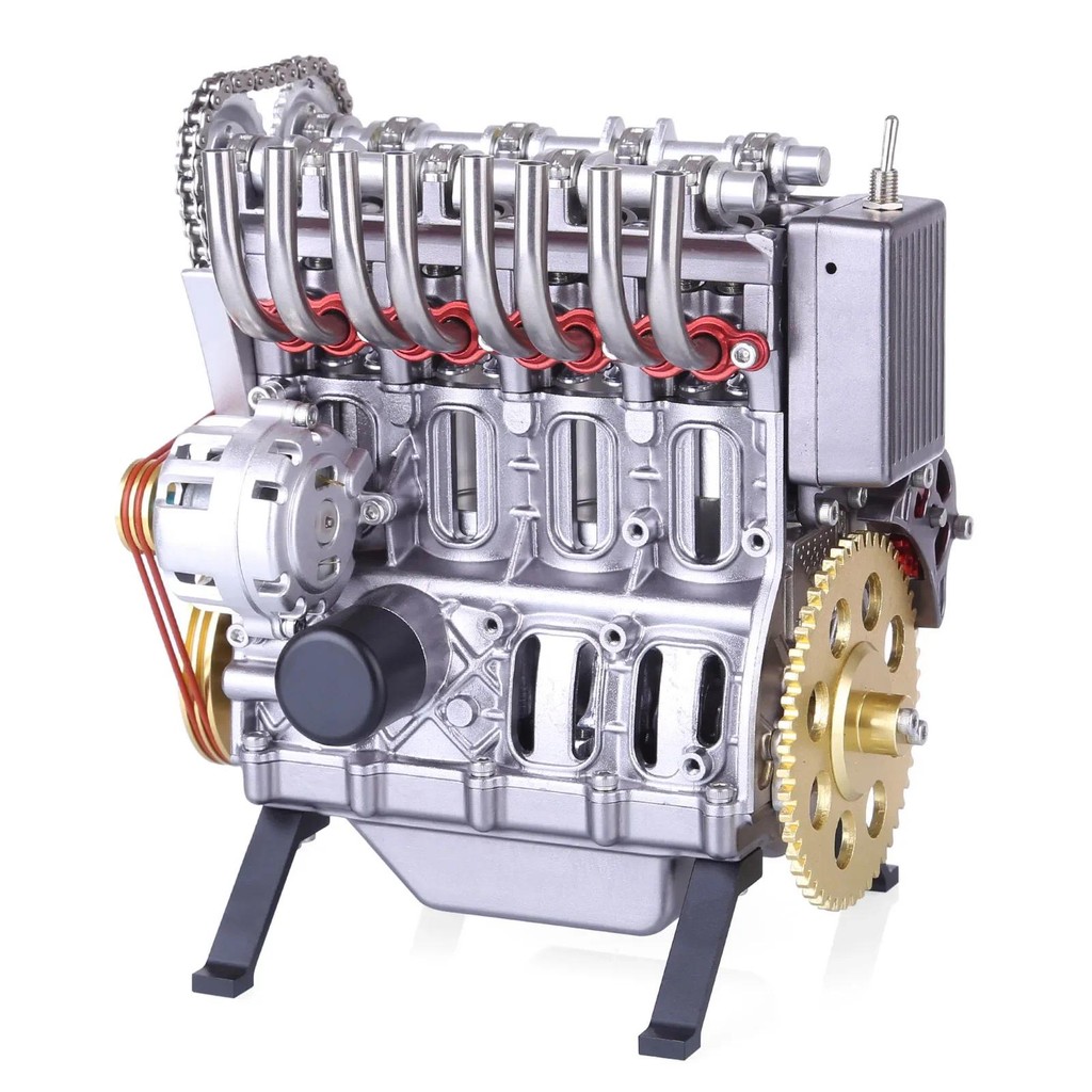 Jual Adult Model DIY Steam Engine Building Kit 4-cylinder Car Engine ...