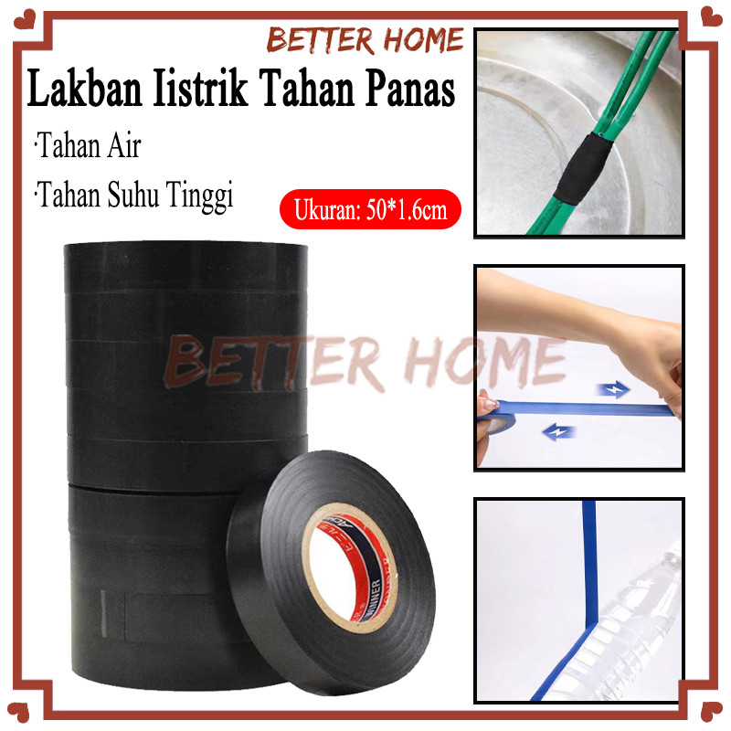 Jual Isolasi Listrik Warna Hitam/Isolasi Kain hitam Cloth Tape/Lakban ...