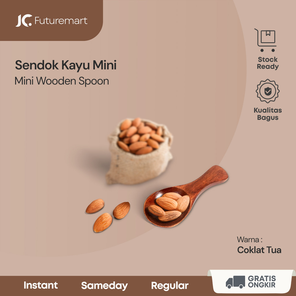 Jual Sendok kayu mini Kopi Teh wooden spoon tea coffee V-202 | Shopee ...