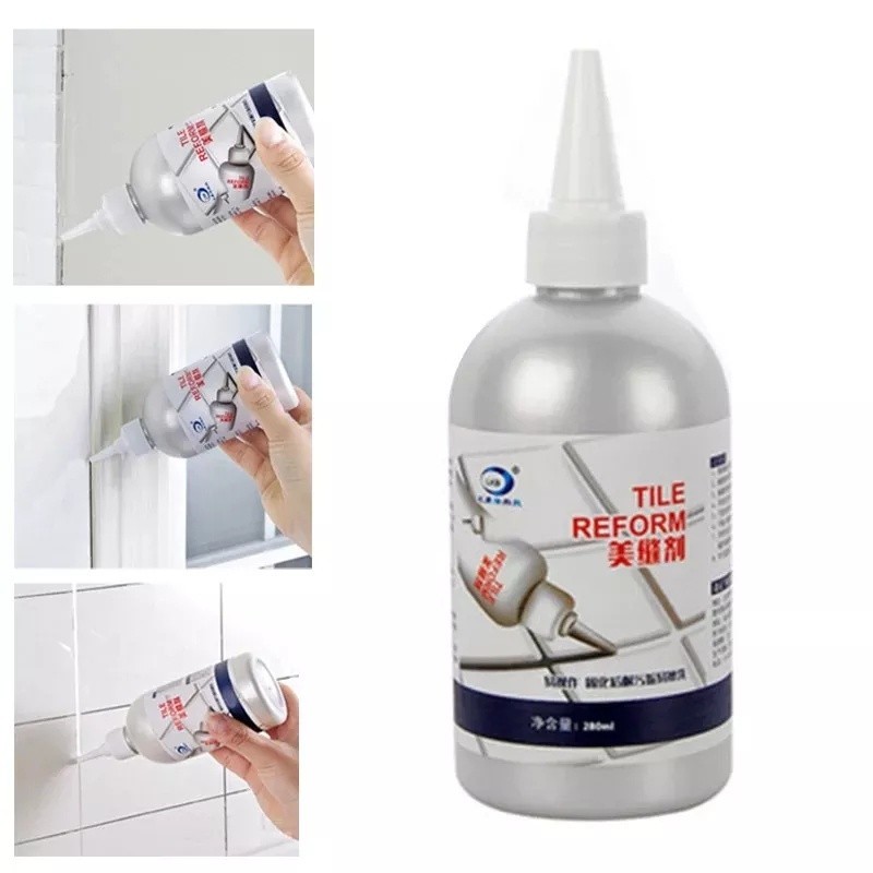 Jual Cream Perbaikan Celah Keramik Retakan Lantai Ubin Dinding Tahan ...