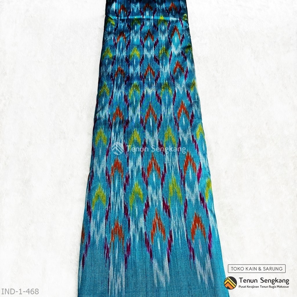 Jual Kain Tenun Ikat Sutra Bugis Makassar Toska - Tenun Sengkang IND-1 ...