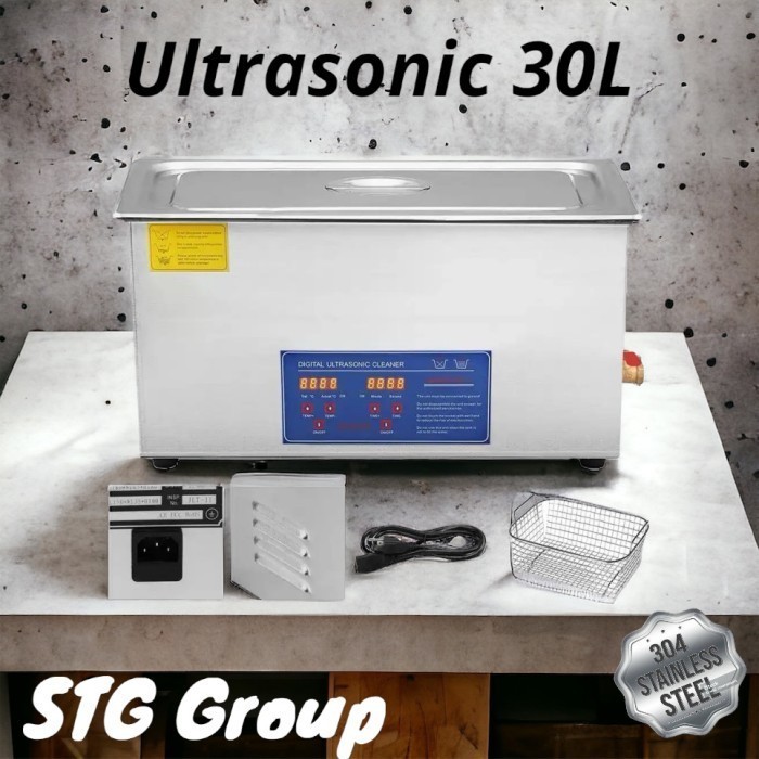 Jual ULTRASONIC CLEANER 30 LITER X 3 SET DIGITAL ULTRASONIC CLEANER 30 ...