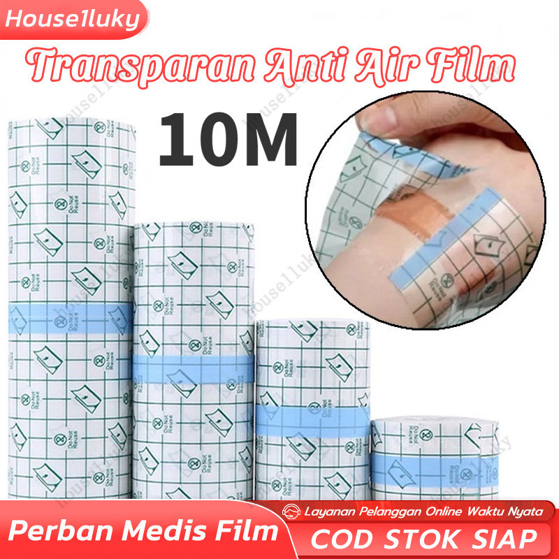 Jual 10M Perban Medis Film / Plester Tahan Air Transparen Film ...