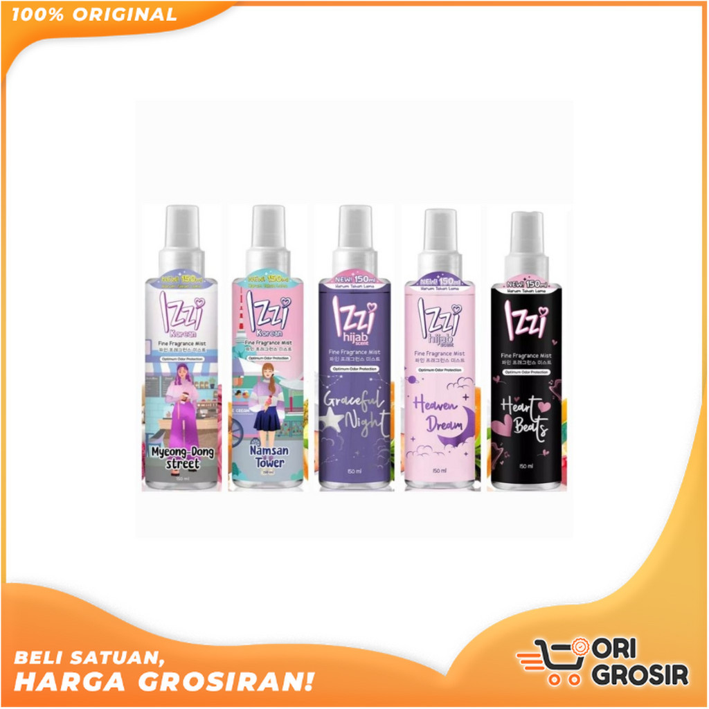 Jual ORI 100% IZZI Korean Fine Fragrance Mist 150ml | Shopee Indonesia