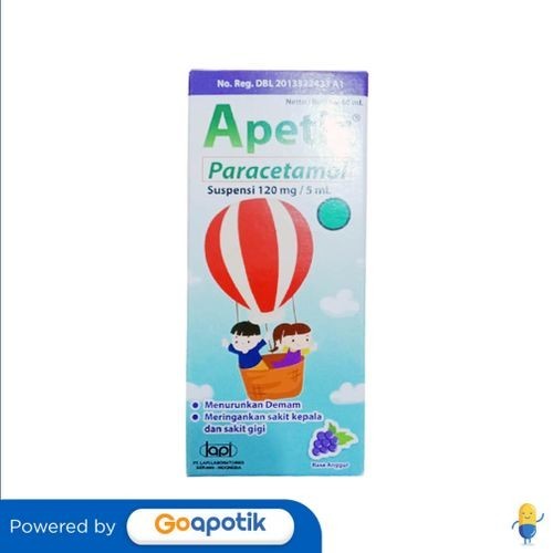 Jual Apetic 120 Mg/5 Ml Rasa Anggur Suspensi 60 Ml | Shopee Indonesia