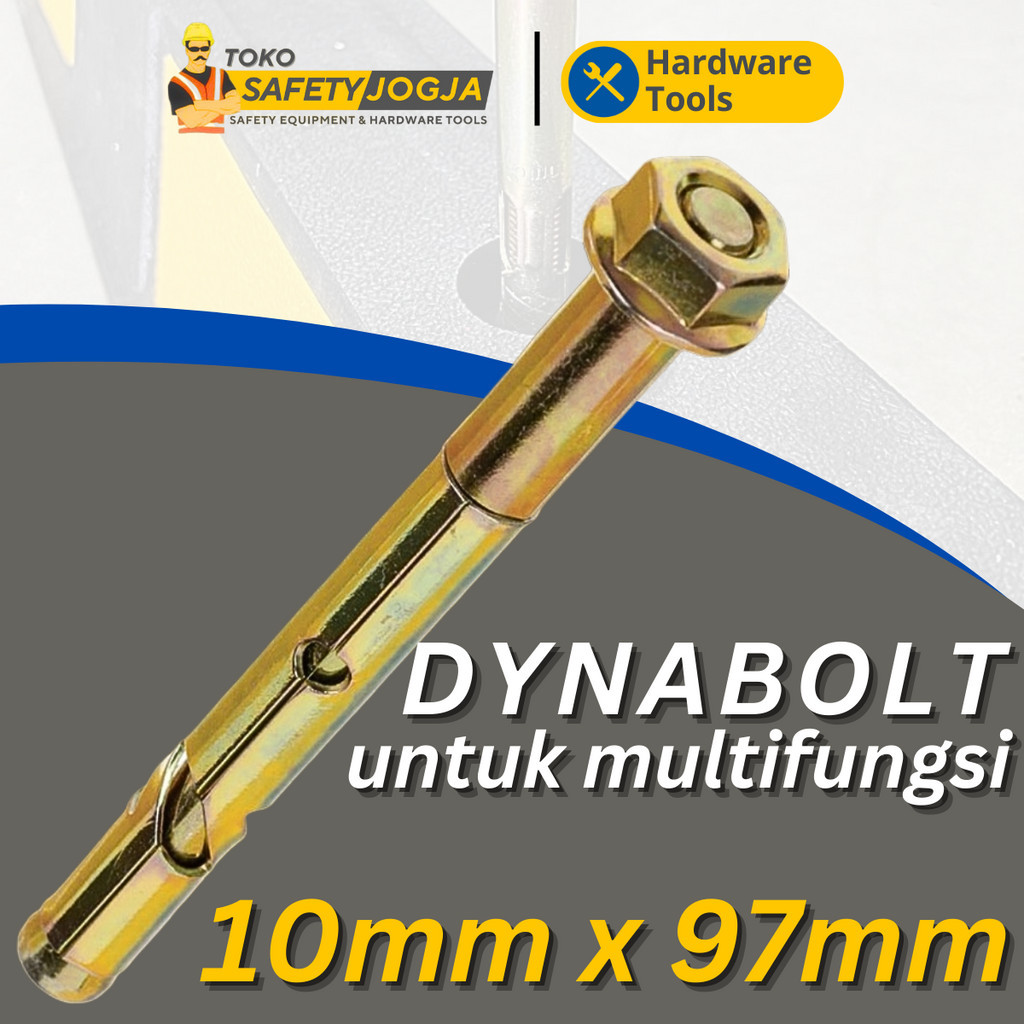 Jual Dynabolt M10 x 97 mm 10 / Baut Beton / Dinabol 10 x 97 / Dinabolt ...