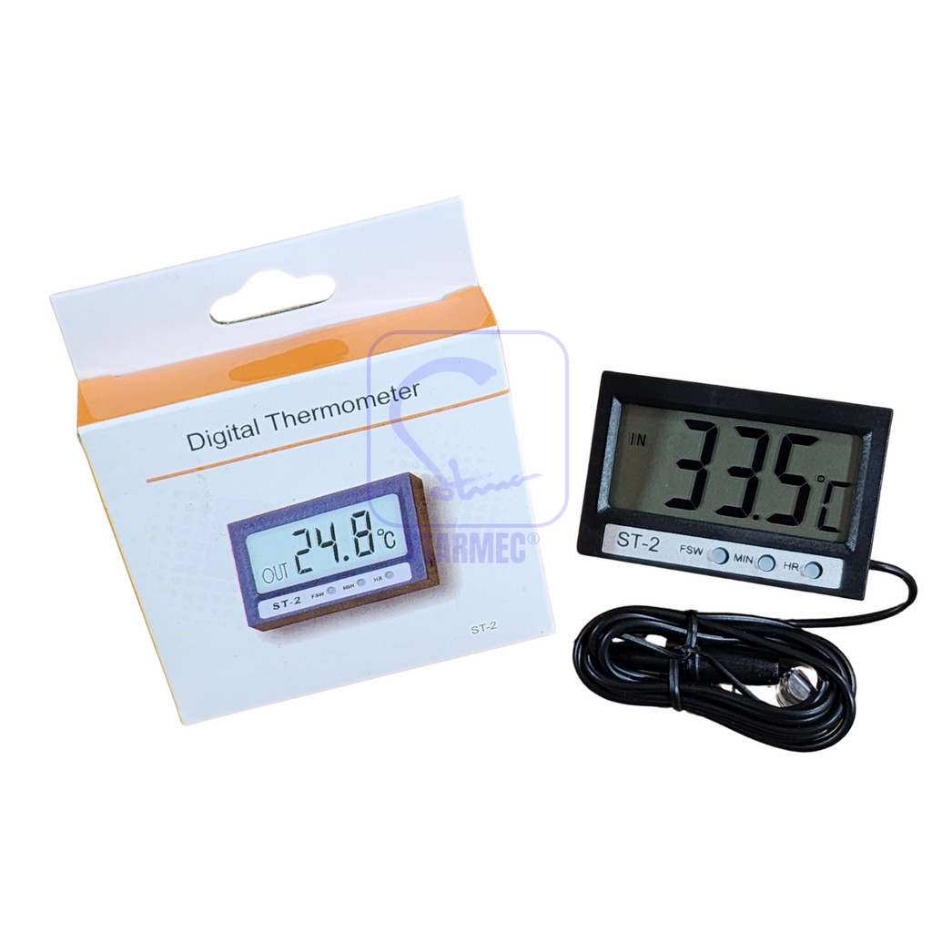 Jual Thermometer Termometer Digital ST-2 Pengukur suhu ruangan | Shopee ...