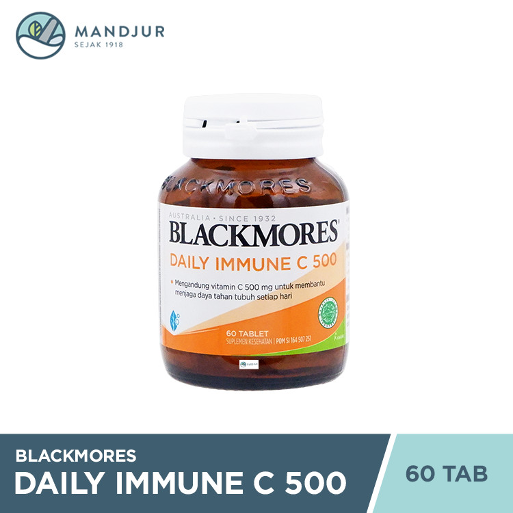 Jual Blackmores Daily Immune C 500 60 Tablet - Suplemen Peningkat Sistem Imun Tubuh | Shopee ...