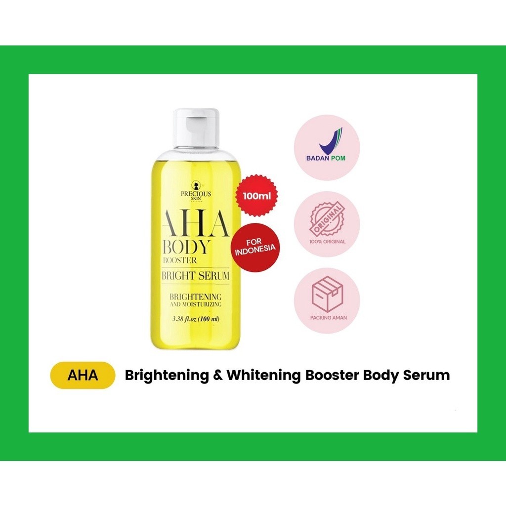 Jual Precious Skin Thailand AHA Brightening And Whitening Booster Body ...