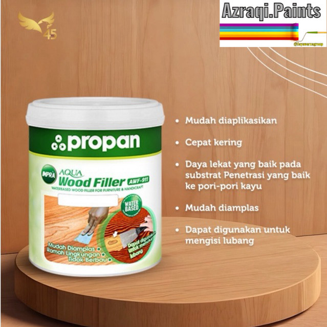 Jual PROPAN IMPRA AQUA WOOD FILLER WATERBASED AWF-911 ( 1 KG ) | Shopee ...