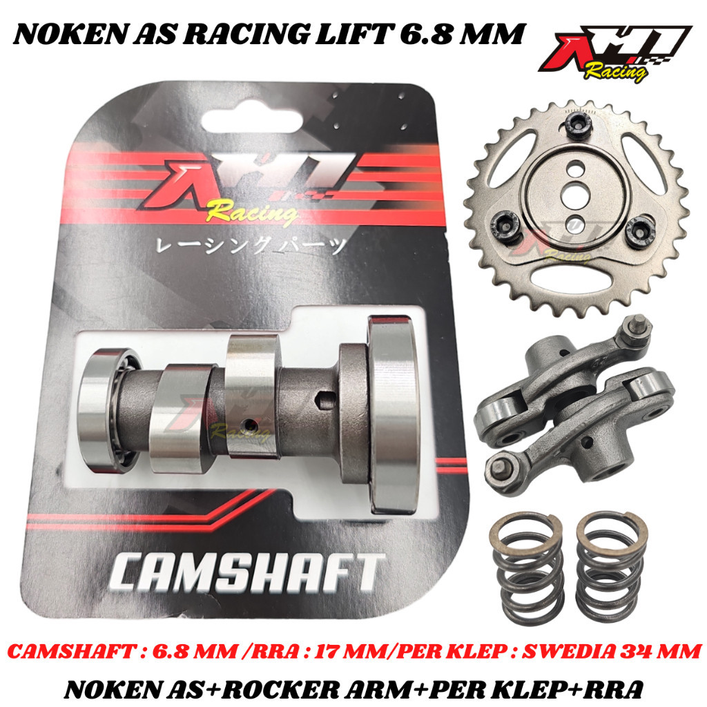 Jual (COD) PAKETAN SET NOKEN AS CAM AH1 RACING RRA GRANS SUPRA X LAMA ...