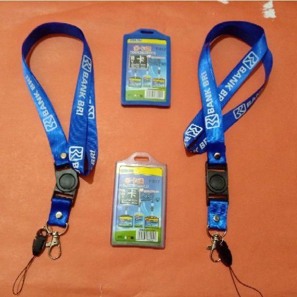 Jual Bank BRI Lanyard Tali Gantungan Id Card-Holder Paket Murah ...