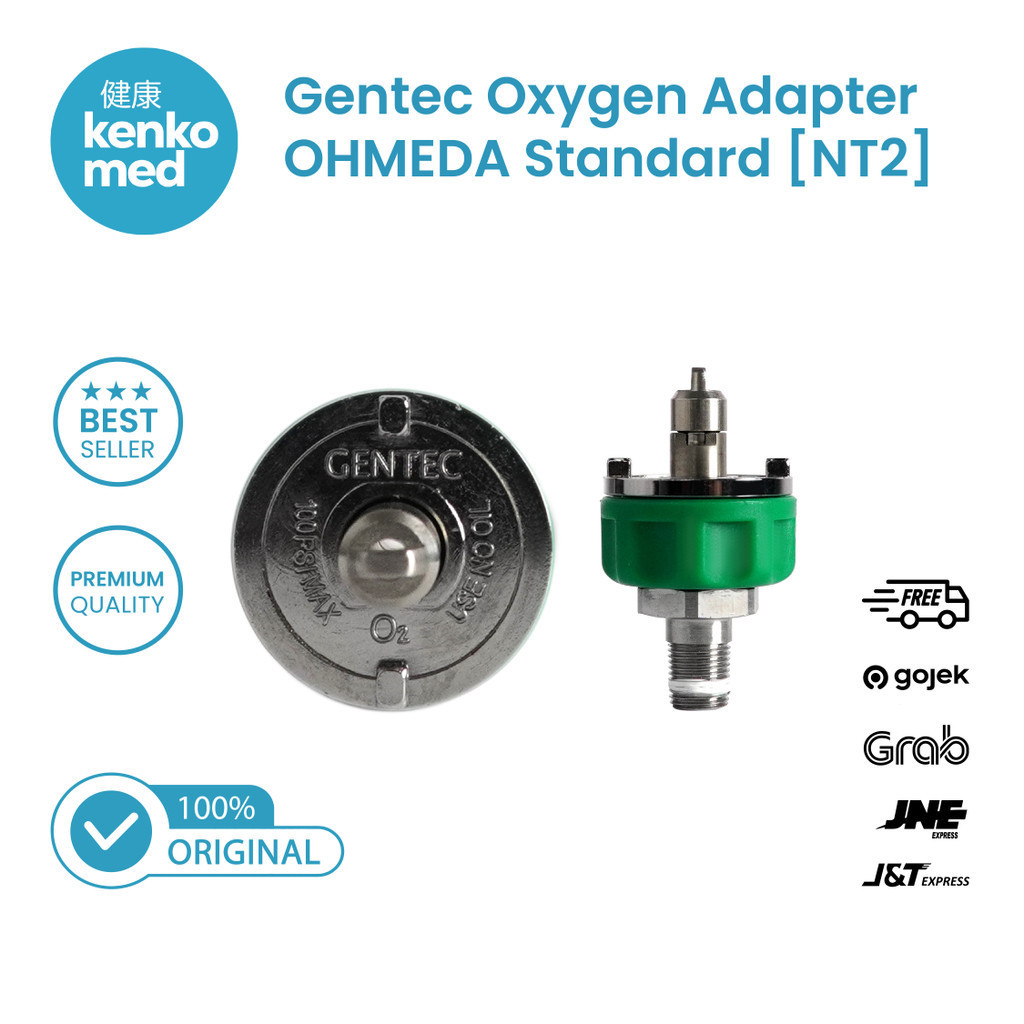 Jual Gentec Oxygen Adapter OHMEDA Standard [NT2] | Shopee Indonesia