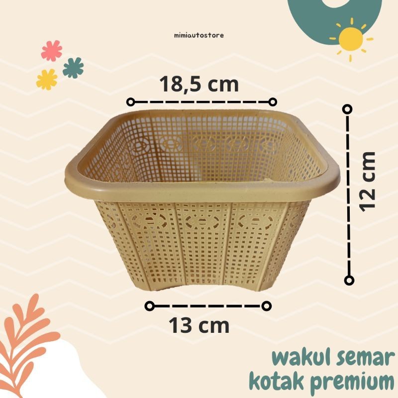 Jual WAKUL CETING BESEK SEGI FULL KOTAK TEBAL BAKUL WADAH NASI TRADISI ...