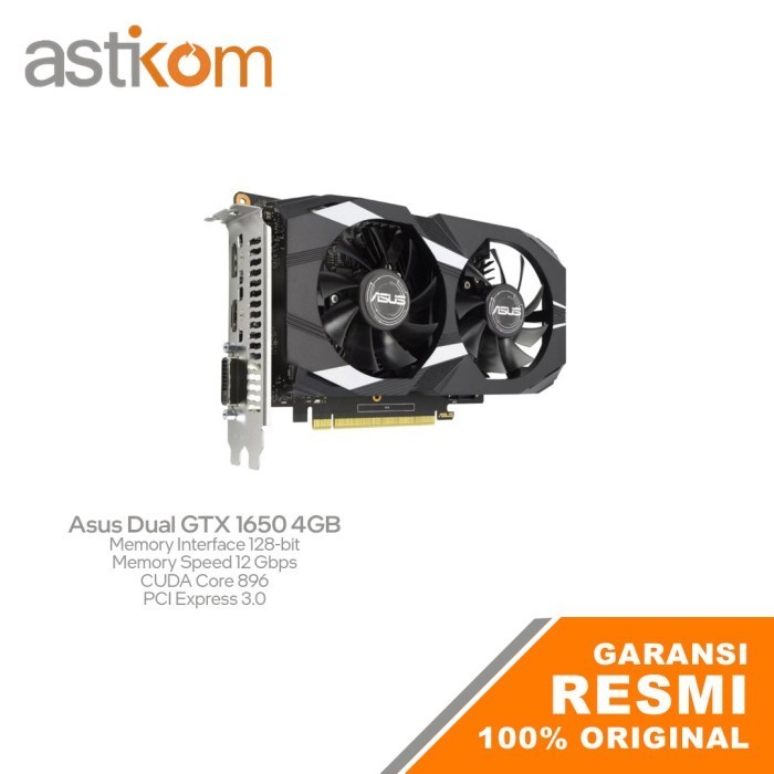 Jual VGA Asus Dual GTX 1650 OC 4GB GDDR6 P-EVO Auto-Extreme | Shopee Indonesia